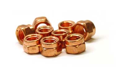 where to source copper lock nuts?